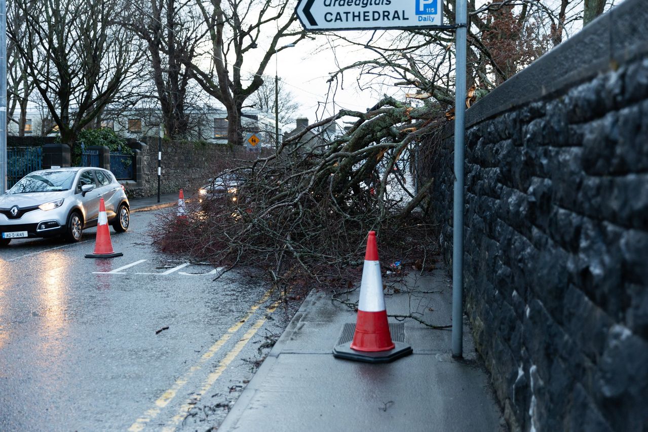 Pictures show the aftermath of Storm Isha in Sligo as clean-up is ...