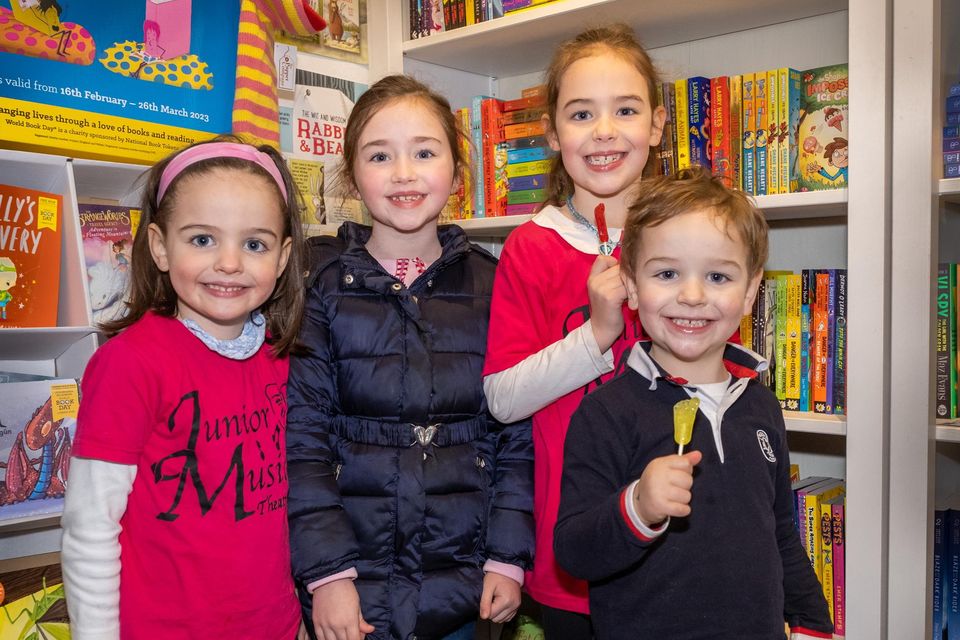 Pictures show smiles as author Marita Conlon-McKenna meets young ...