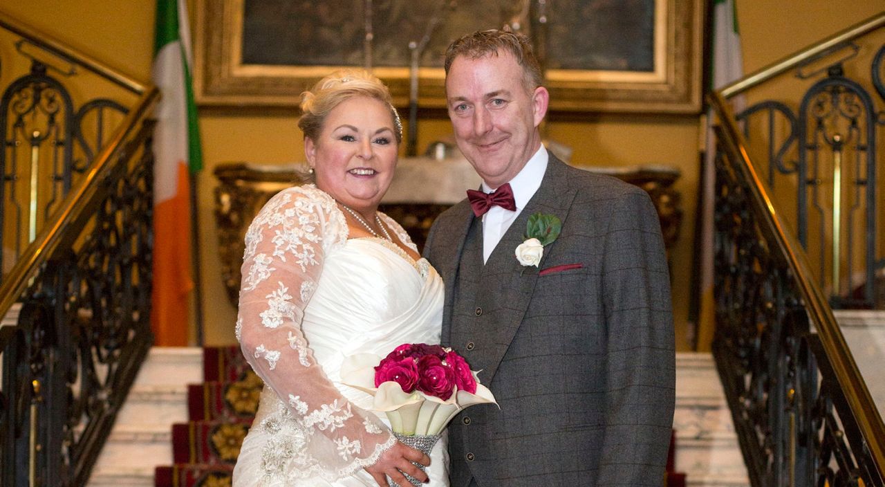 Radio host Adrian Kennedy and his new bride say 'I do' to honeymoon ...