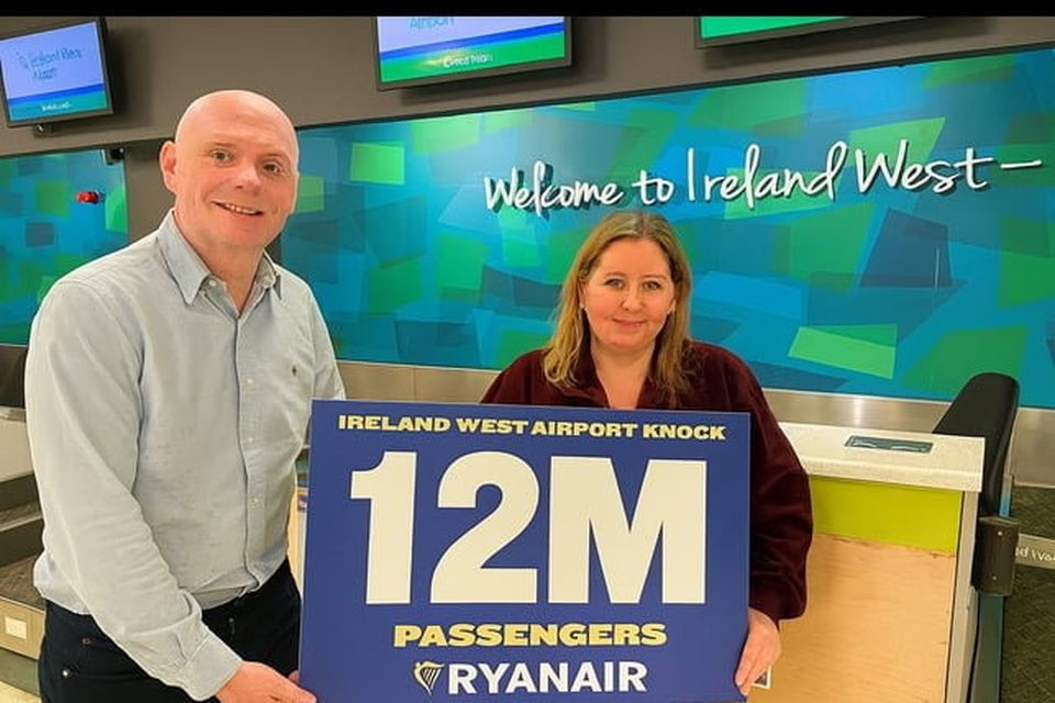Ryanair celebrates 12 millionth passenger at Ireland West Airport since ...