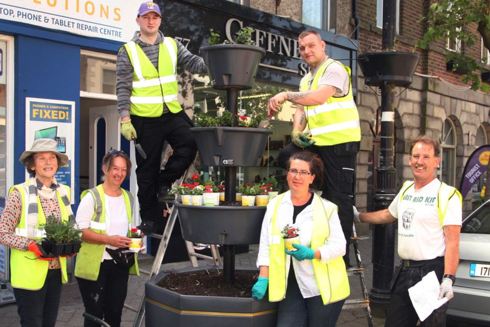 Main Street of Gorey receives a colourful summer makeover | Irish ...