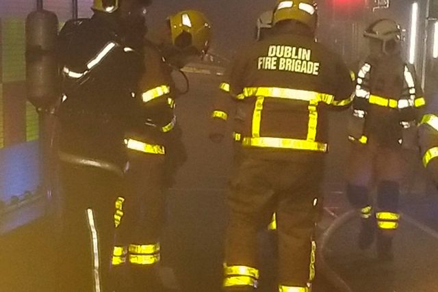 'We heard a big explosion' - Apartment complex evacuated after fire ...