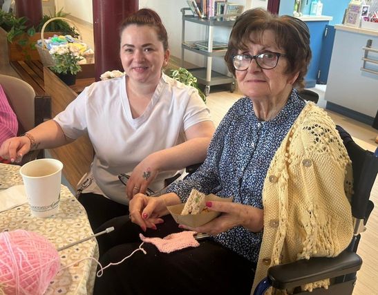 Knitting club made up of residents of Donegal hospital lauded for ...
