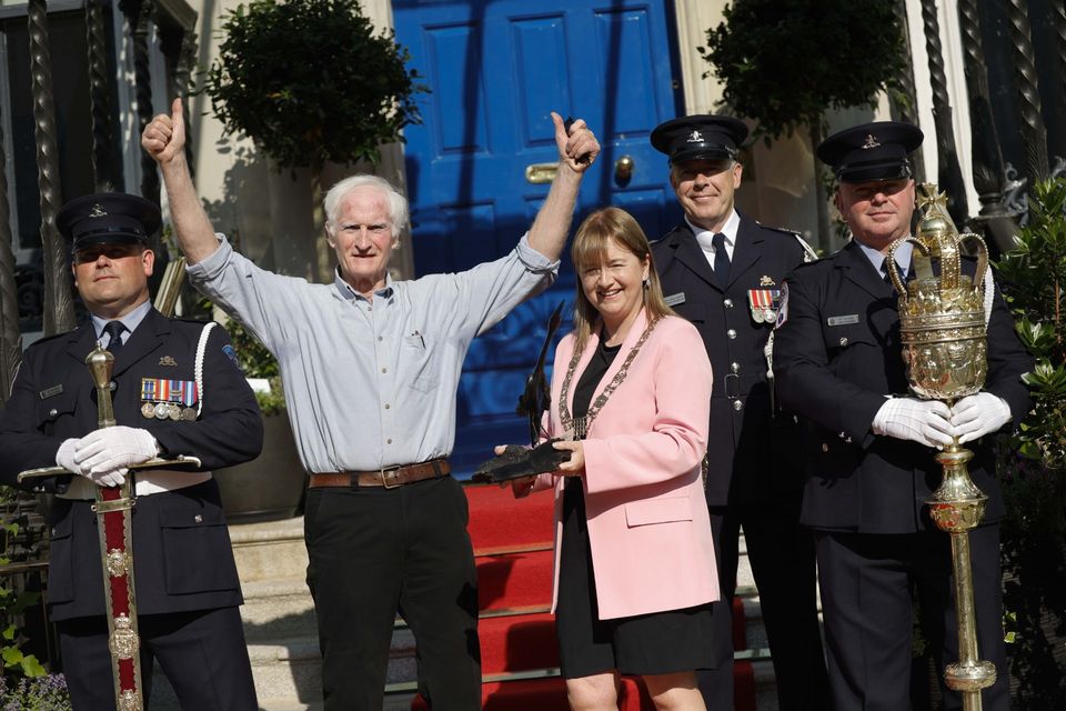 Duncan Stewart is awarded Freedom of Dublin along with no-show Greta ...