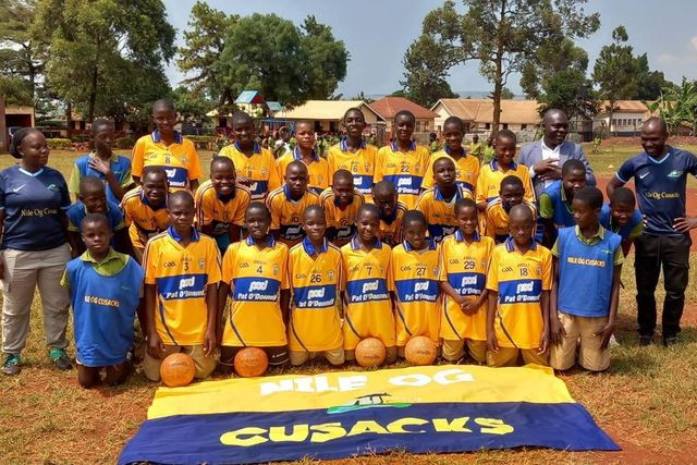 Ugandan GAA team line out in Clare jerseys for match against local ...