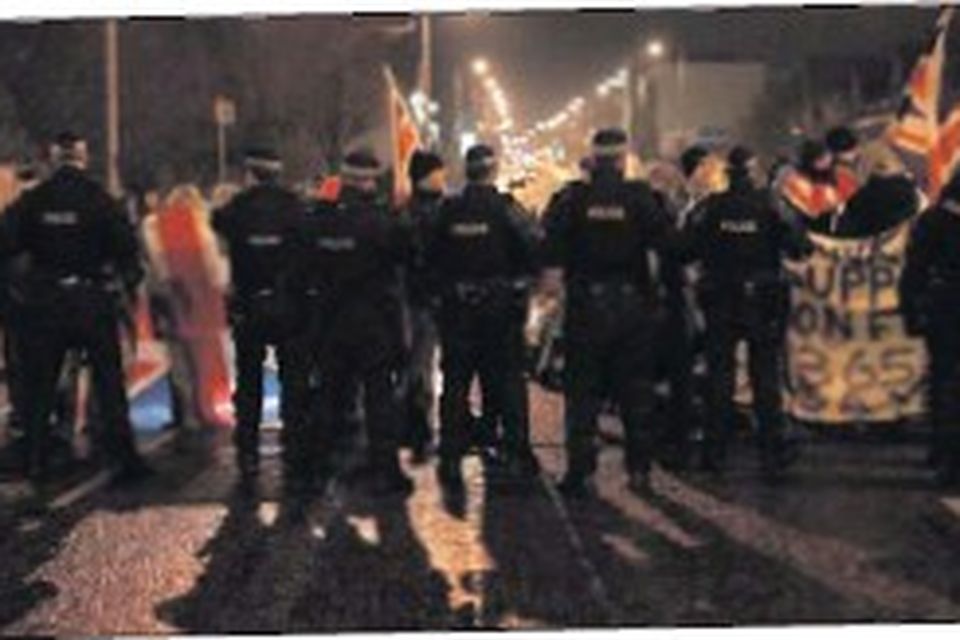 Credit Union bus attacked in Belfast riot | Irish Independent