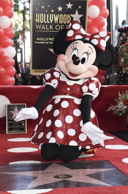 Katy Perry presents Hollywood Walk of Fame star to Minnie Mouse ...