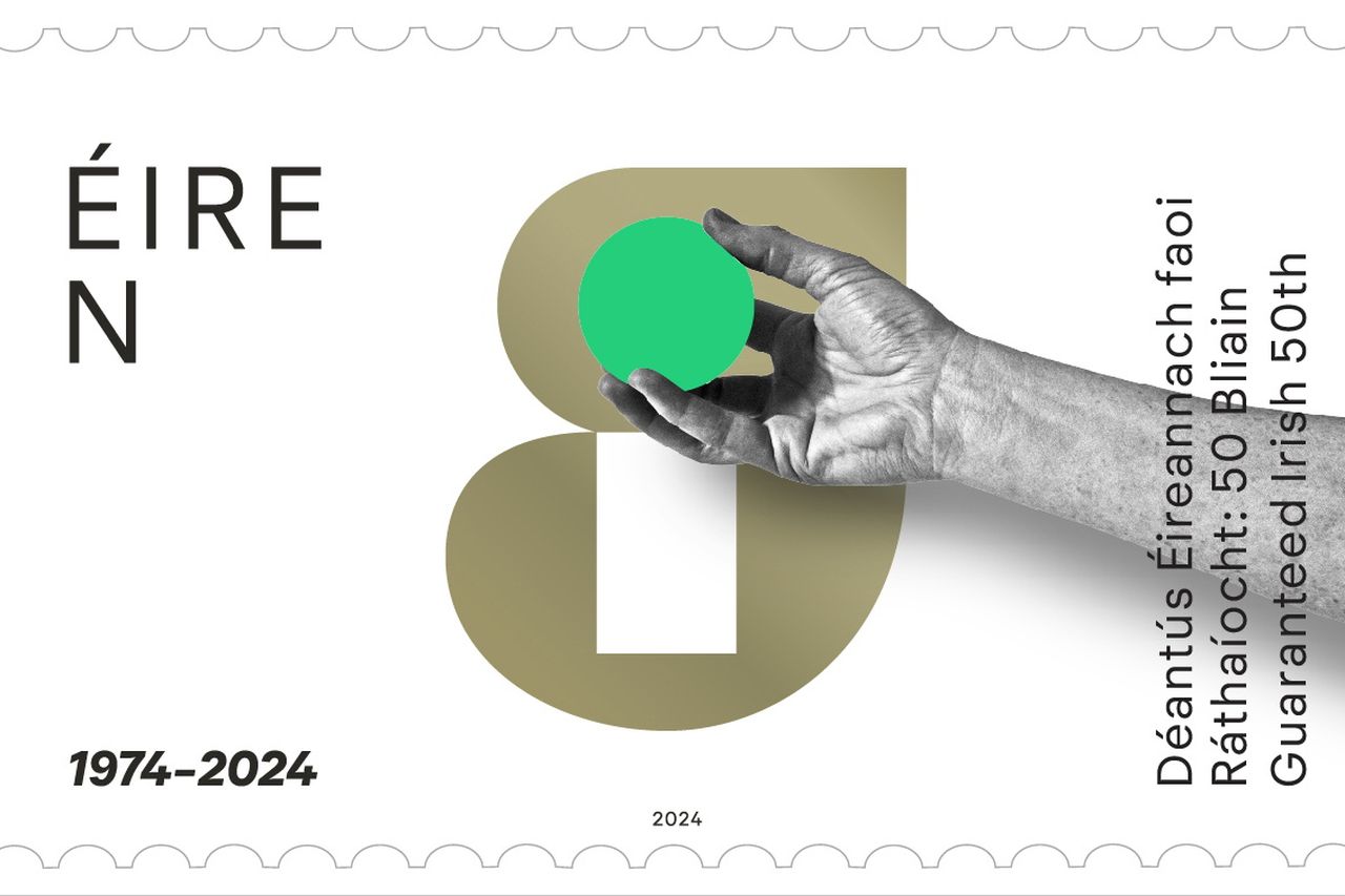New stamp unveiled celebrating 50 years of Guaranteed Irish | Irish ...