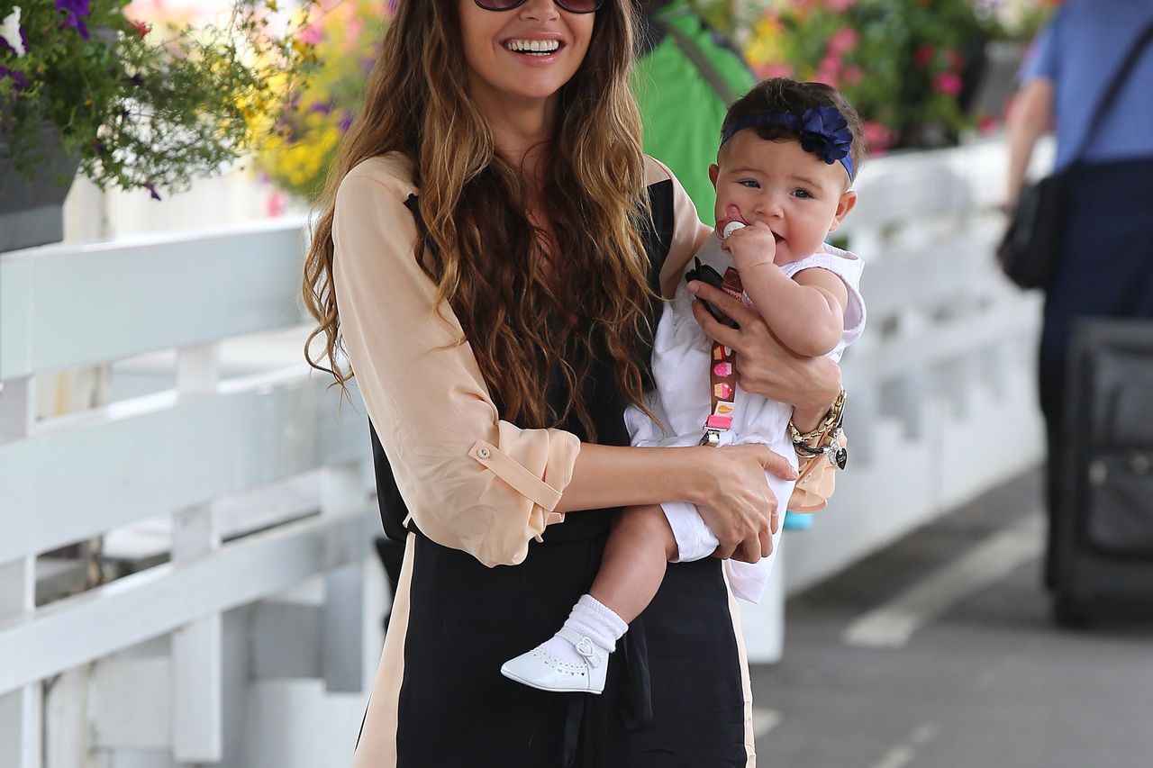 Nadine Coyle's daughter Anaiya takes centre stage as 'mini bride' for ...