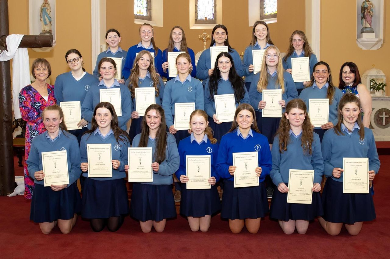 Our Lady of Lourdes students in New Ross celebrate end of year awards ...