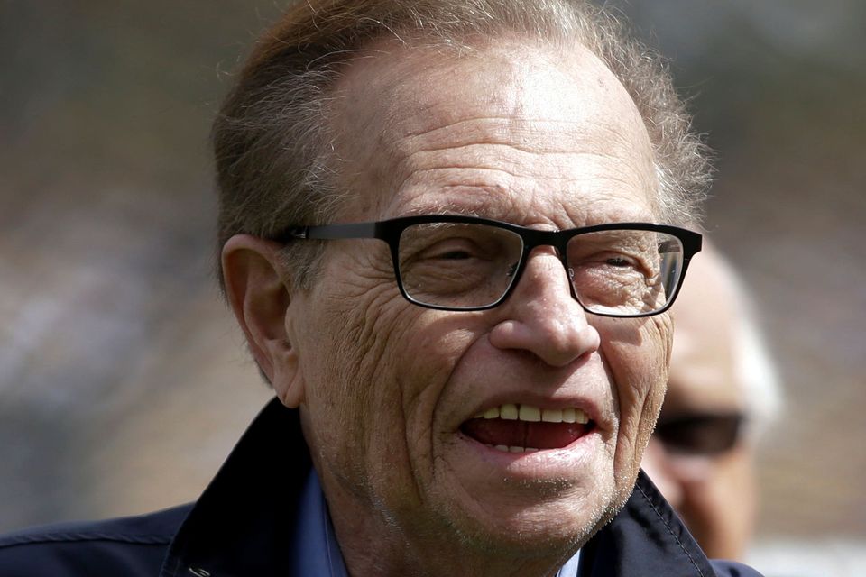 Mourners wore braces to Larry King’s funeral, says widow | Irish ...