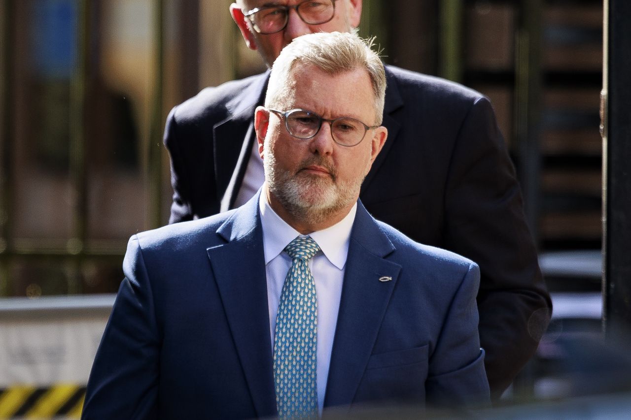 Jeffrey Donaldson case delayed as wife ‘unfit to stand trial’ | Irish ...