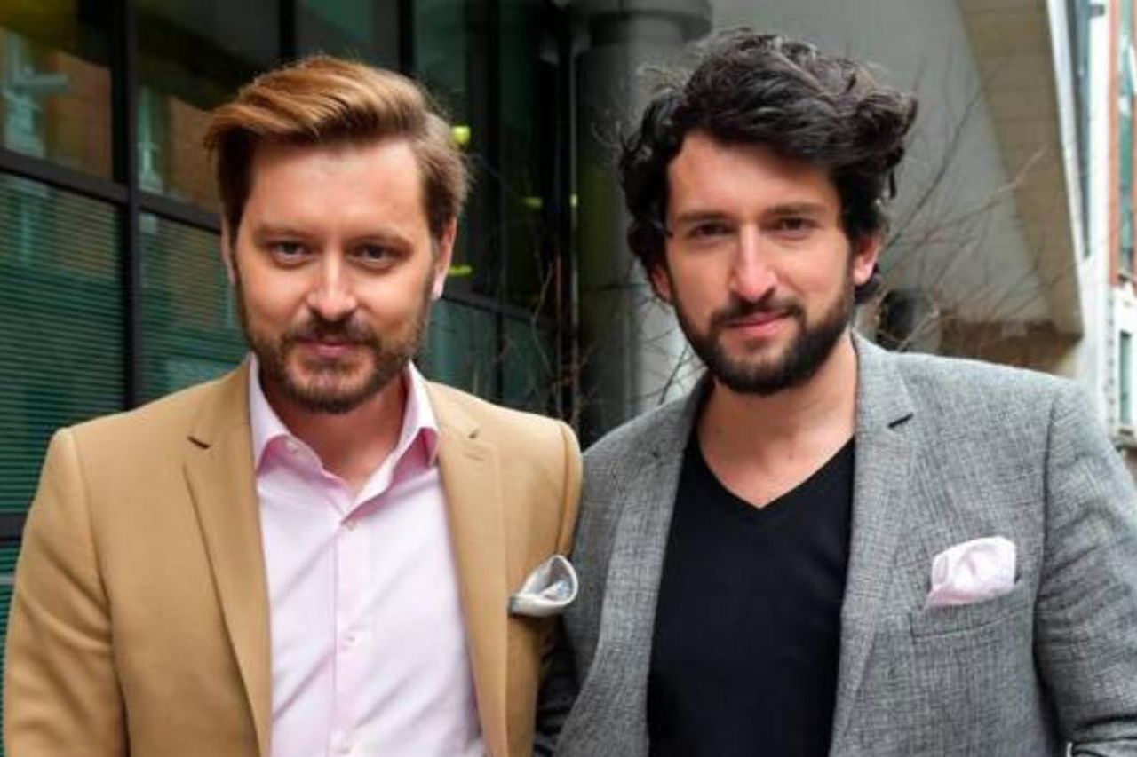 ‘We are pregnant!’ – Brian Dowling and partner Arthur Gourounlian ...