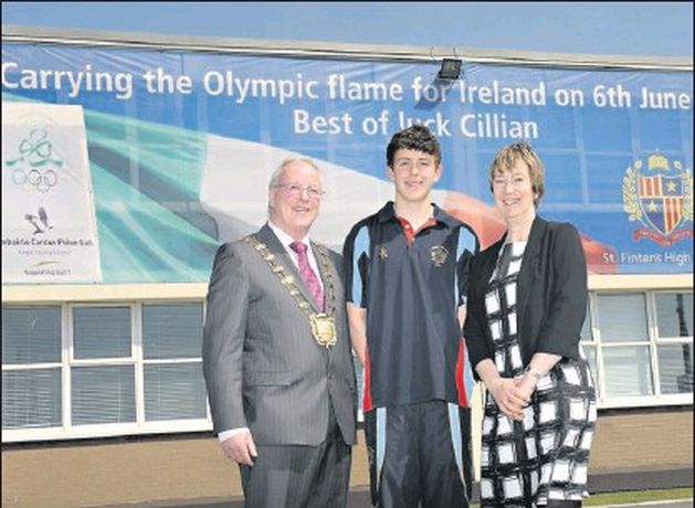 Cillian carrying Olympic flame | Irish Independent