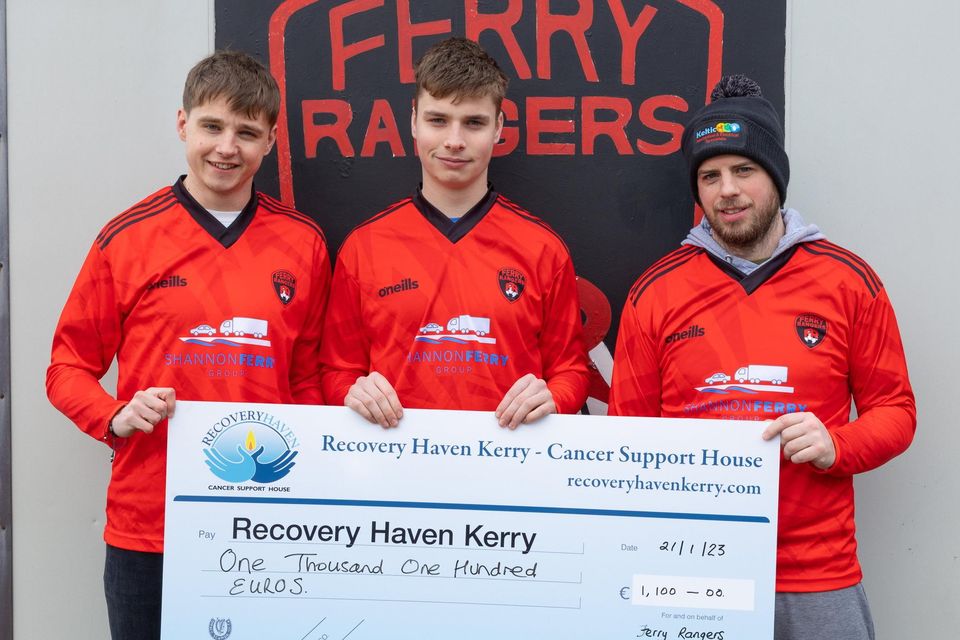 Hodgkin’s Lymphoma survivor Evan Allen and his Ferry Rangers teammates ...