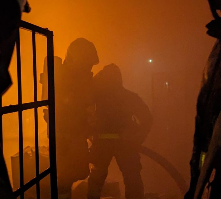 Fire crews battle large blaze in north Dublin industrial estate | Irish ...