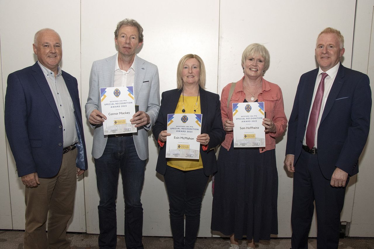 Wexford CBS students recognised for their achievements at Annual CBS ...