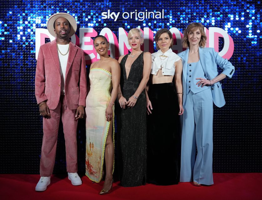 Lily Allen leads stars at special screening of new dark comedy series ...