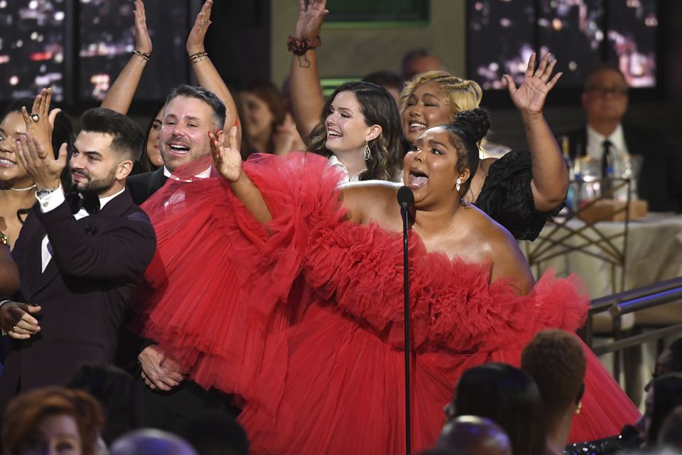 Lizzo gives emotional speech on representation following Emmy win ...