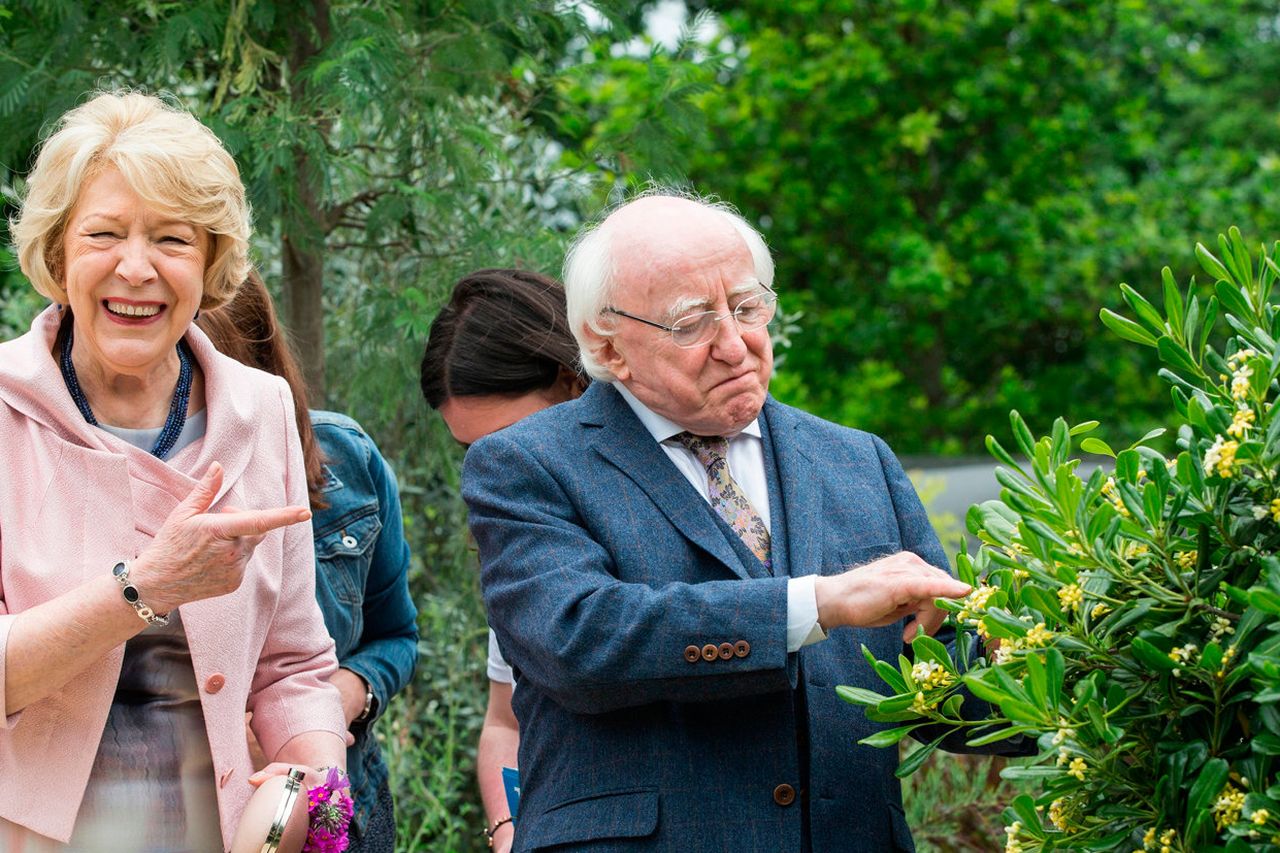 Michael 'Bee' Higgins: President shows his soft side as he gives ...