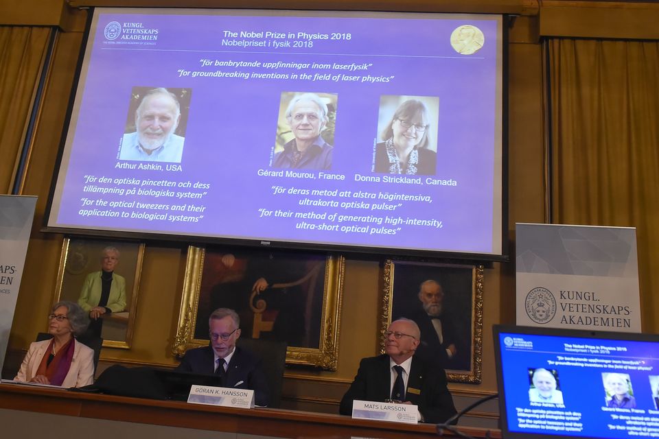 First female laureate in three years named among winners of Nobel ...
