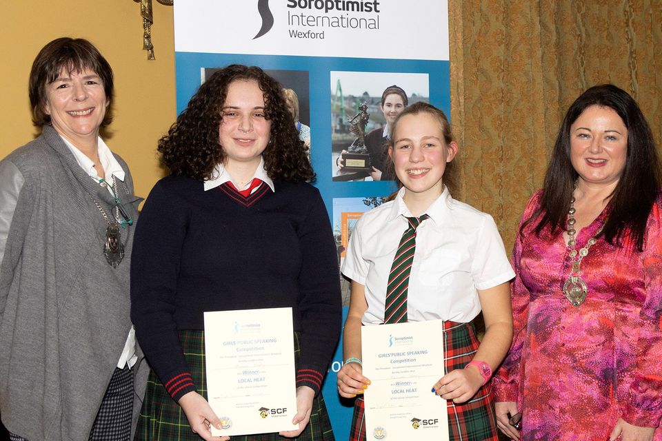 Wexford students Muireann and Alexandra excel in public speaking ...