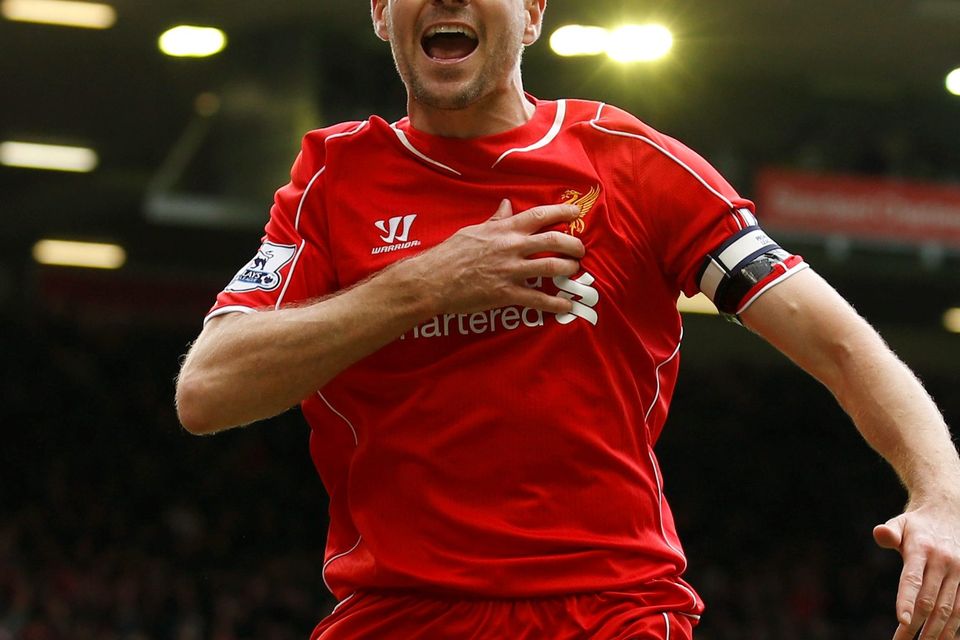 Steven Gerrard Celebrating Hd