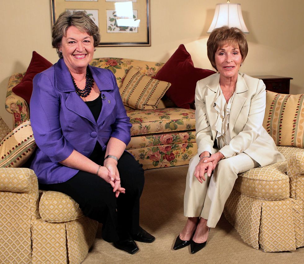 Former Justice Minister Nora meets TV’s most famous Justice Judge Judy ...