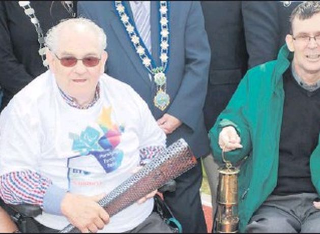 Paralympian hero Oliver takes part in Torch Relay | Independent.ie