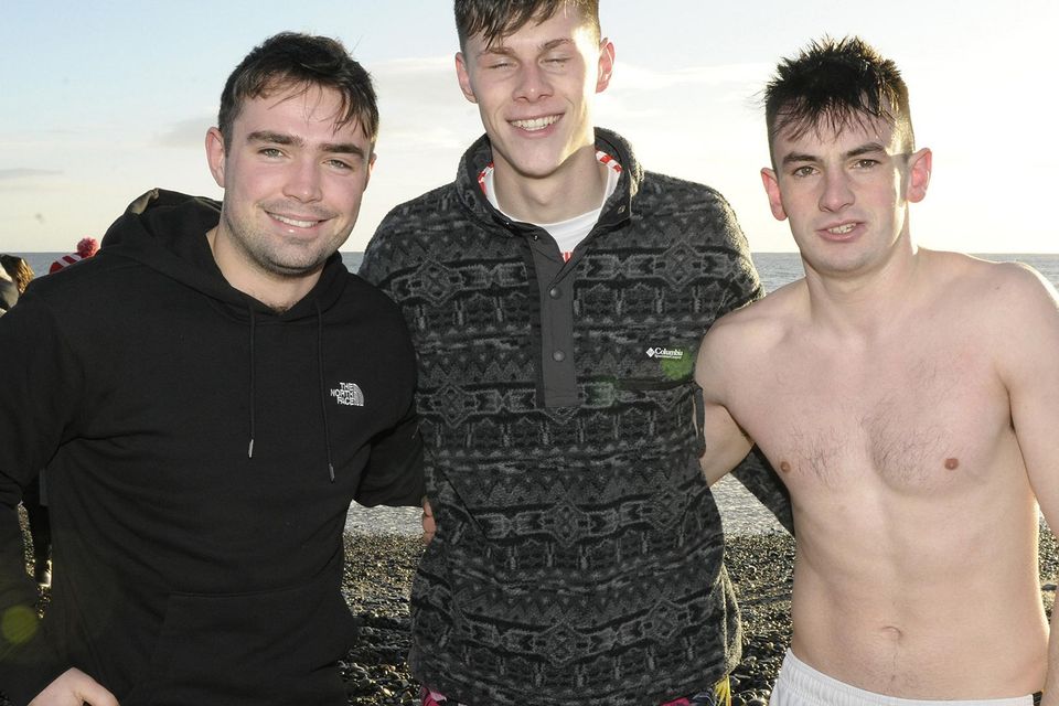 Tinahely GAA holds festive swim in aid of their gym | Irish Independent