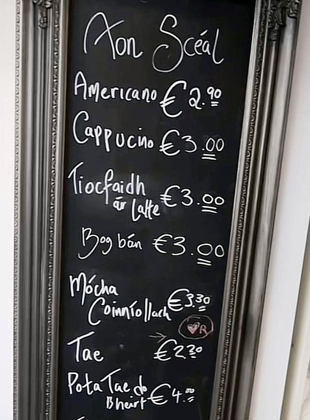 Café in Tallaght says Irish is becoming more popular due to An Cailín ...