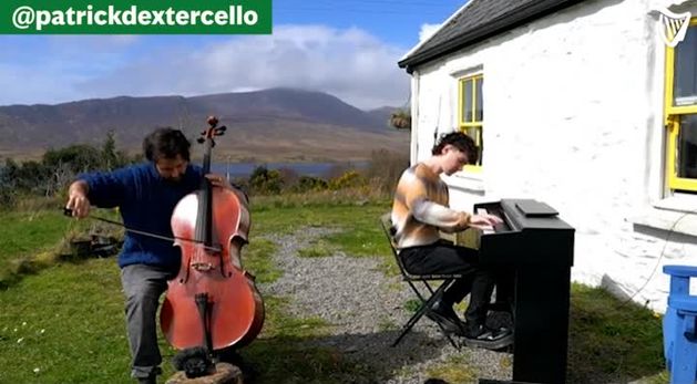 Irish pianist Jamie Duffy and cellist Patrick Dexter perform beautiful ...