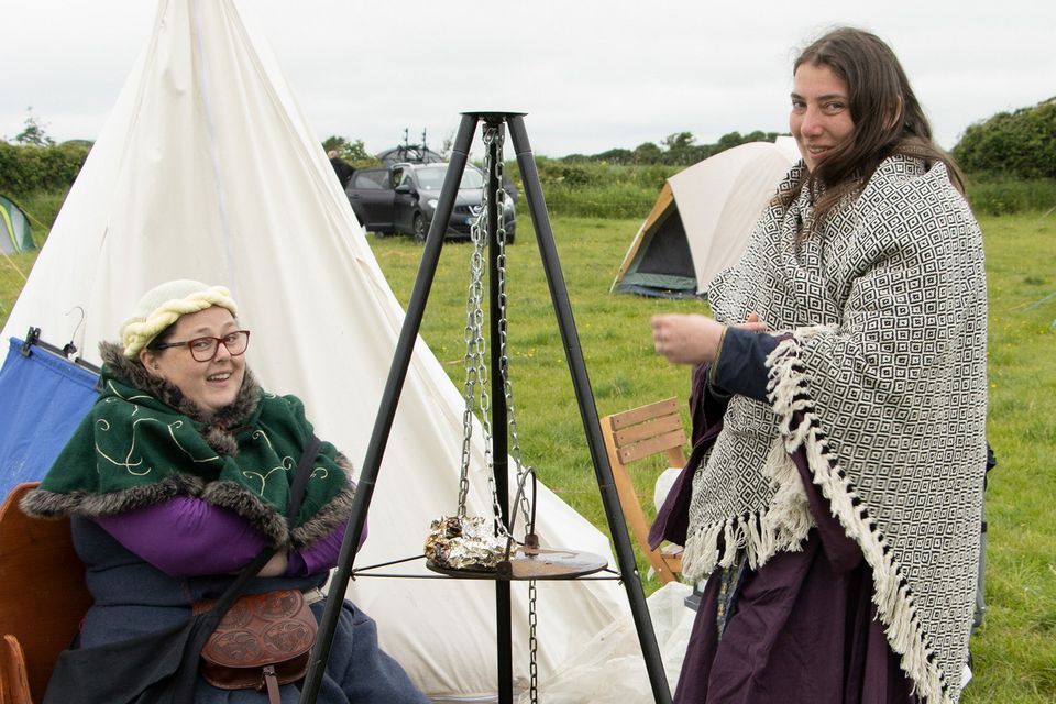 Medieval raiders learn old skills at Sigginstown Castle | Irish Independent