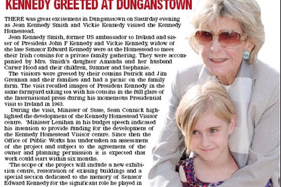 Kennedys pay visit to their Irish cousins | Irish Independent
