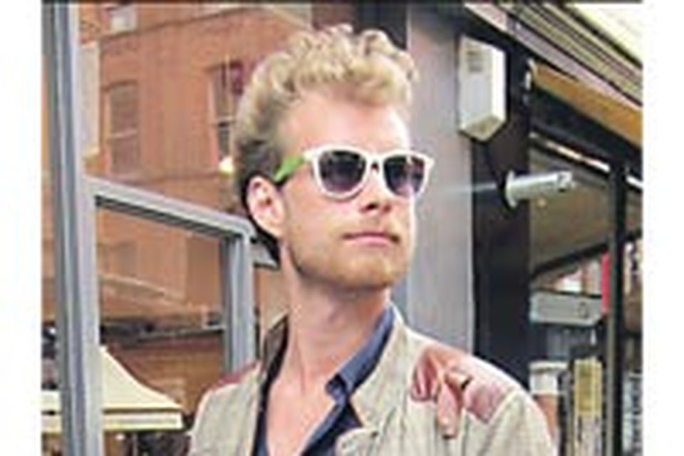 Jacob Benthien: Jacob's lime shades and multi-coloured trainers give ...