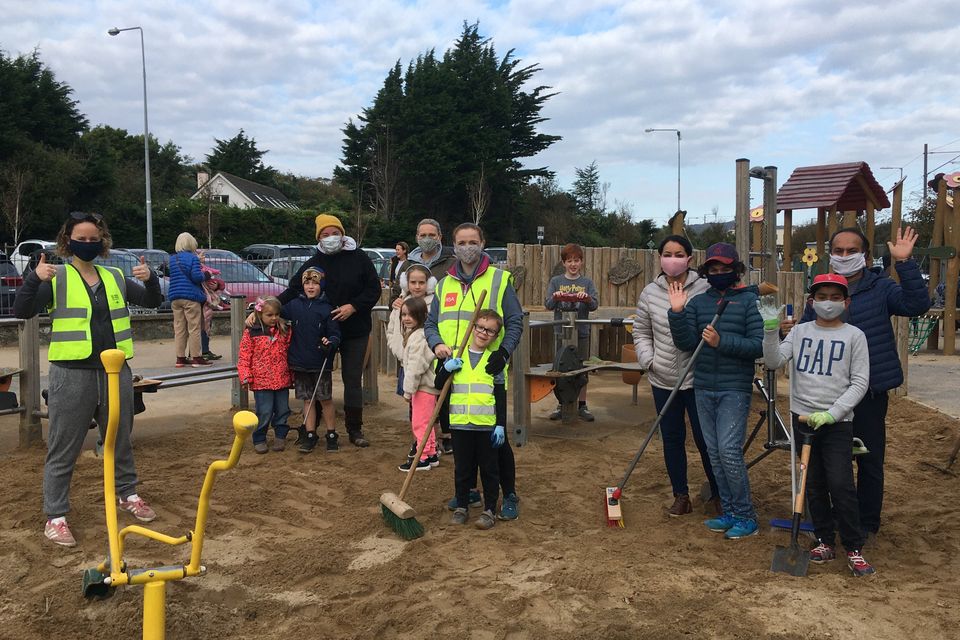 Group meets weekly to keep playground clean and tidy | Irish Independent