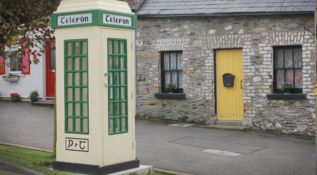 Coolgreany celebrates new treasure with old Irish phone box | Irish ...