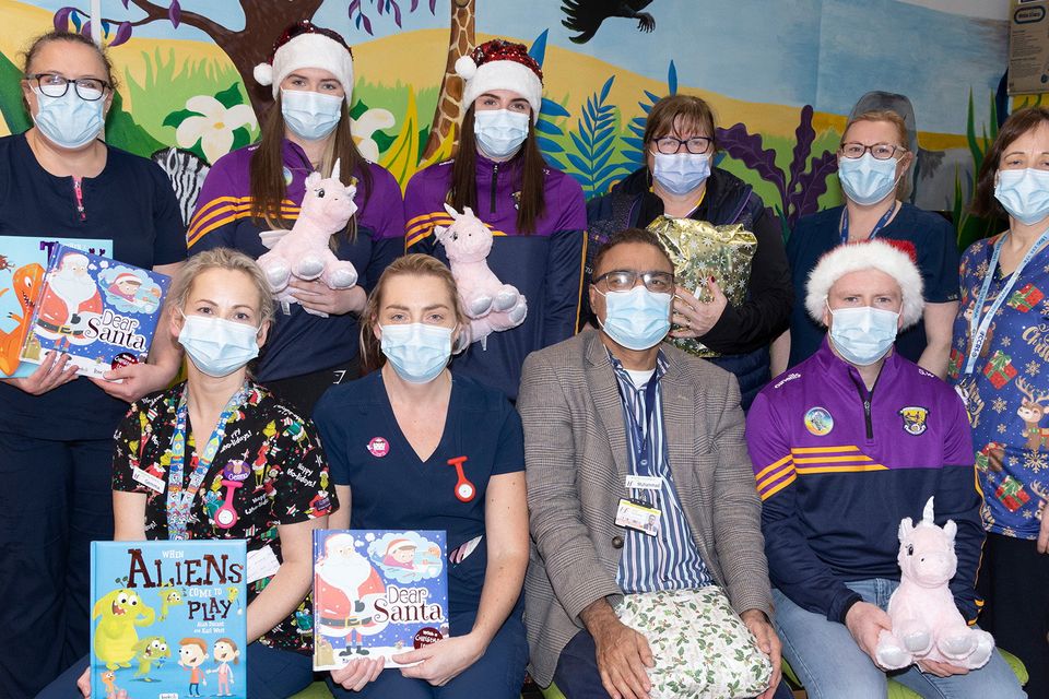 Wexford Minor Camogie stars brighten up the holidays for young children ...