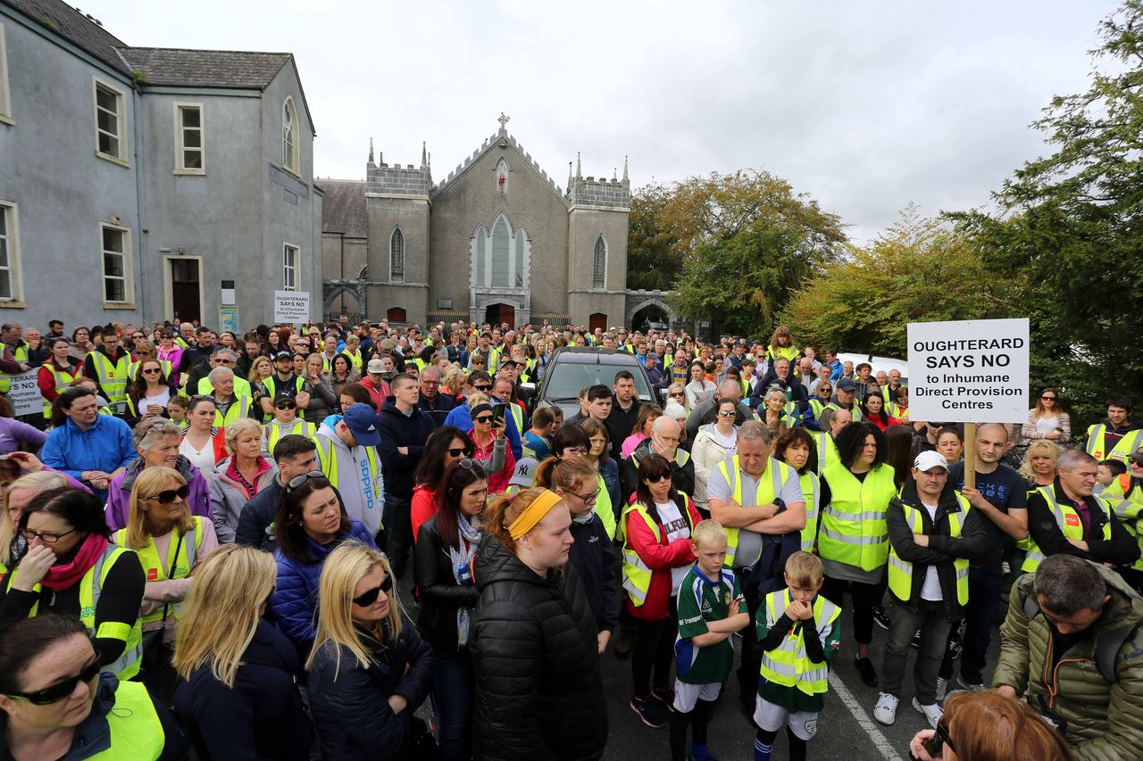 Protesters step up over proposed direct provision centre in Oughterard ...