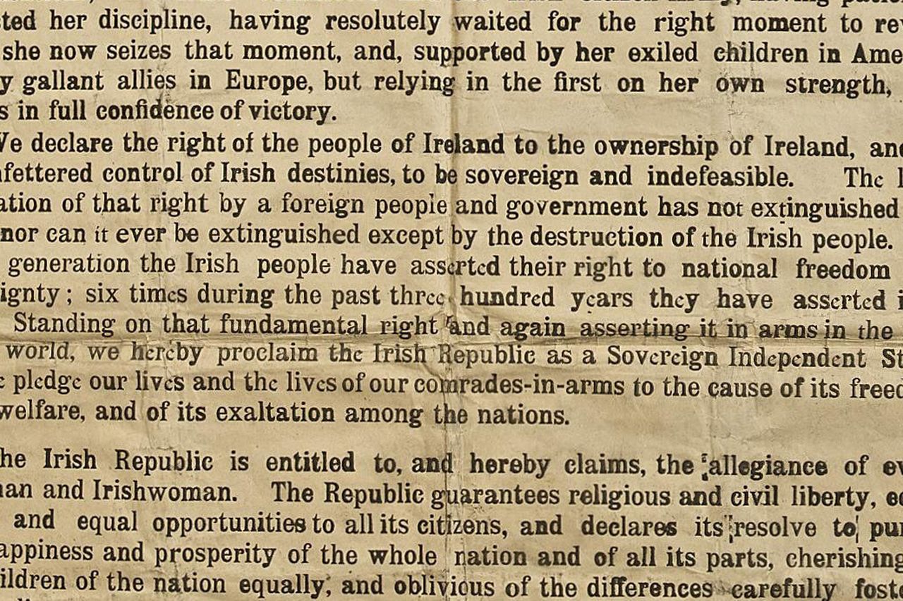 Dr Eddie Murphy: pursuit of happiness - the 1916 proclamation is a ...