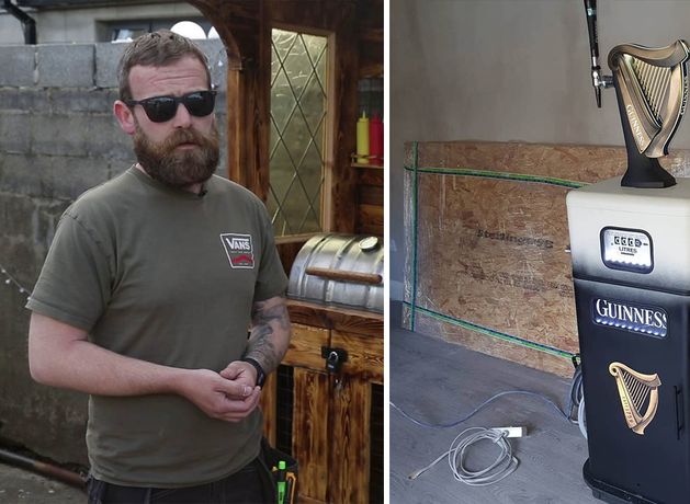 Upcycling enthusiast creates Guinness draught tap from old petrol pump ...
