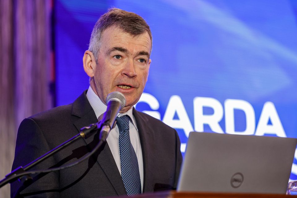 Garda Commissioner Drew Harris is jeered while addressing GRA ...