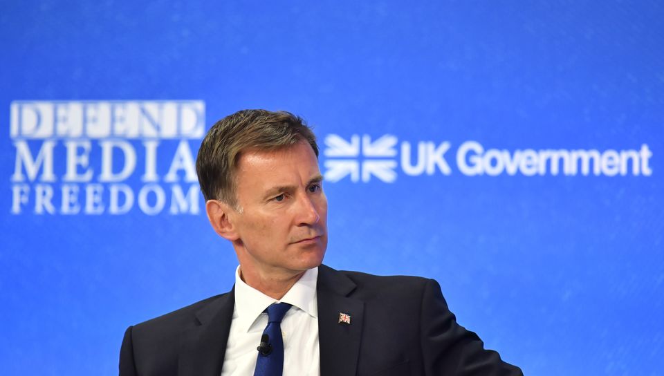 Jeremy Hunt jokes about being PM by 2020 at media conference | Irish ...
