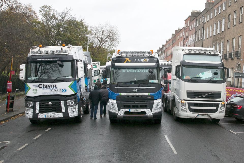 Traffic chaos expected in Dublin as truck drivers plan gridlock to ...