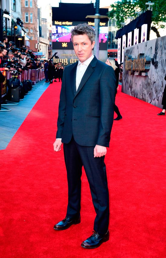 Irish actor Aidan Gillen lights up red carpet alongside David Beckham ...