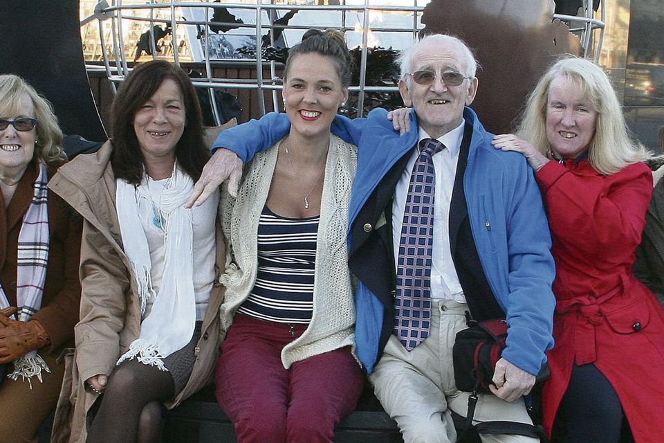 Christmas magic as Caroline reunited with grandfather Jim | Irish ...