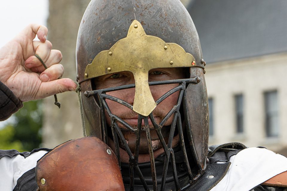 Medieval raiders learn old skills at Sigginstown Castle | Irish Independent