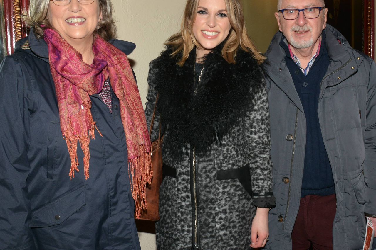 Amy Huberman takes a walk on the wild side in animal print ensemble ...