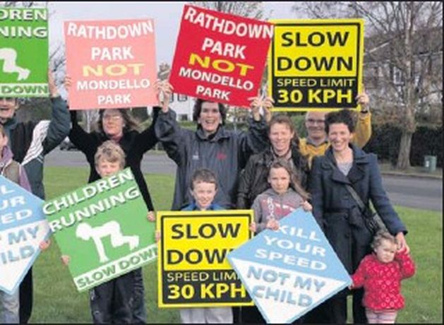 Rathdown Park locals launch 'Reduce Your Speed' campaign | Irish ...