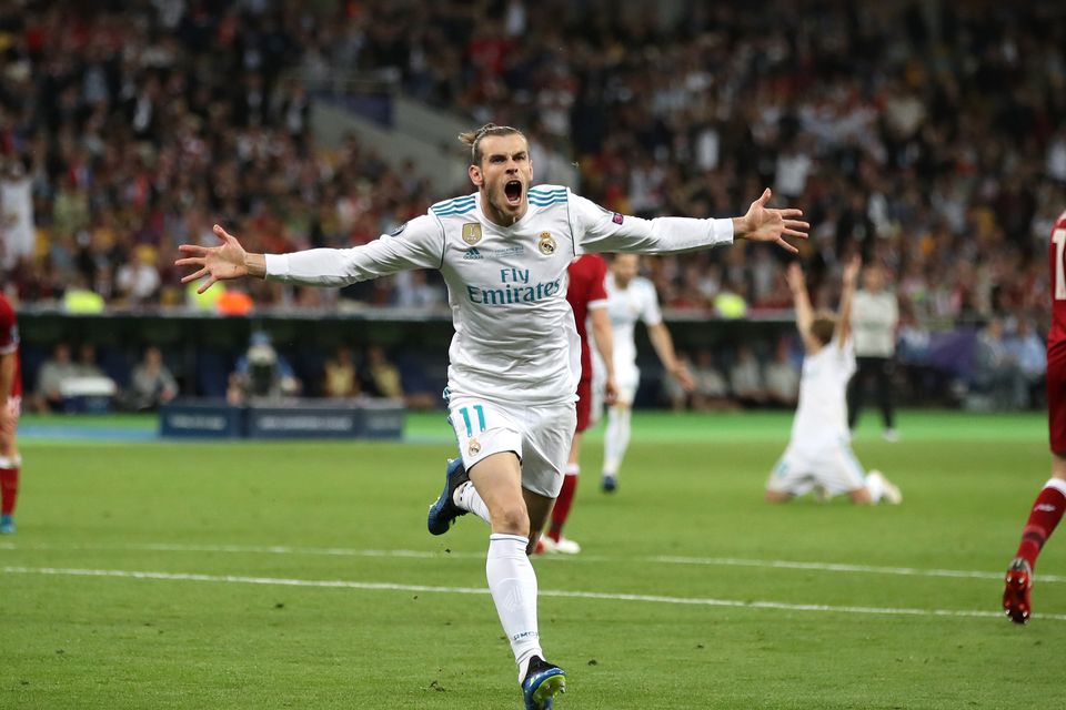Jaws drop as Gareth Bale scores stunning bicycle kick in Champions ...